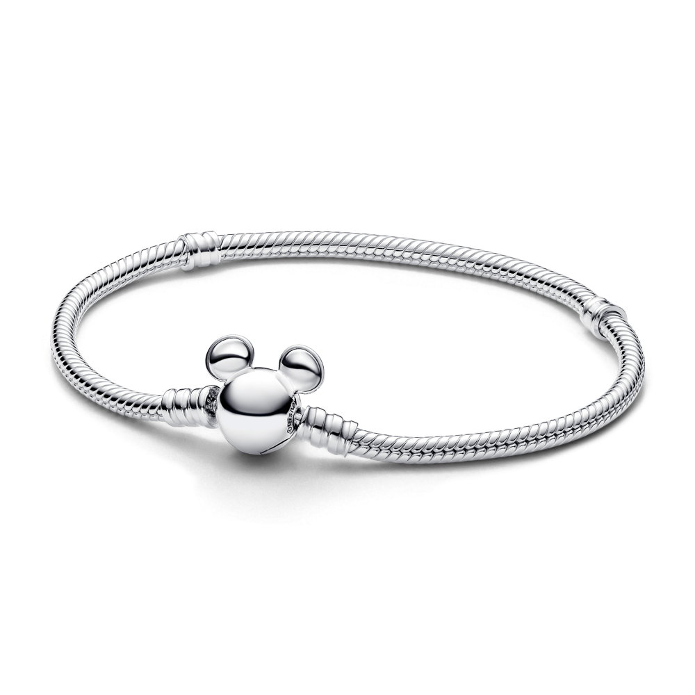 Pandora 593061C00 Disney - Zilveren slangenarmband met Mickey Mouse ...