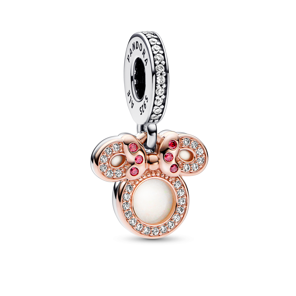 Pandora Disney 782615C01 - Hangende bedel met Minnie Mouse en roze en ...