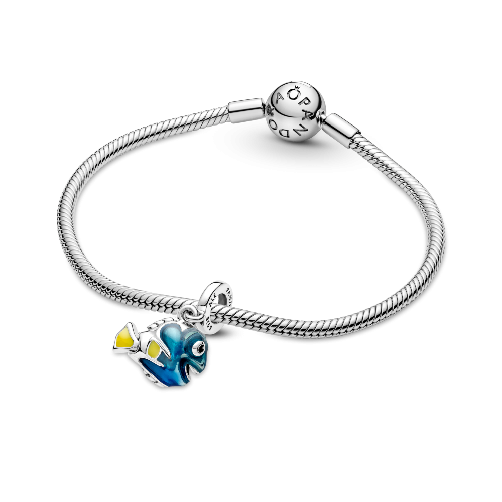 Pandora Disney 792025C01 - Hangende bedel met Dory in blauw en geel ...
