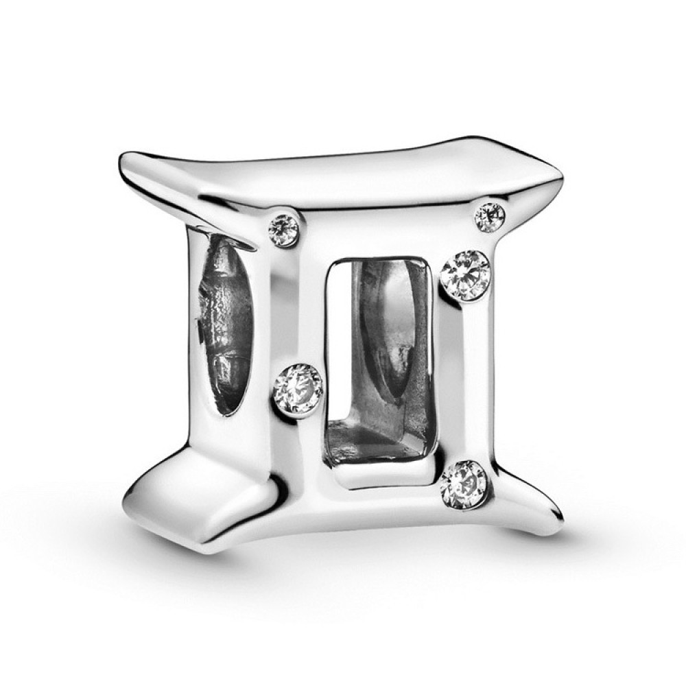Pandora Moments 798428C01 - Zilveren bedel met sterrenbeeld Tweelingen ...
