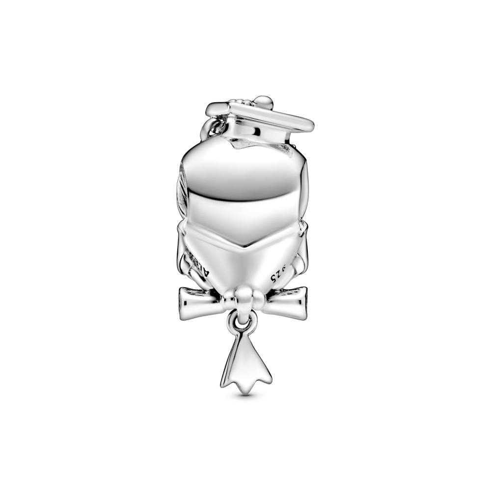 Pandora Moments 798907C01 - Zilveren bedel met wijze uil en blauwe ...